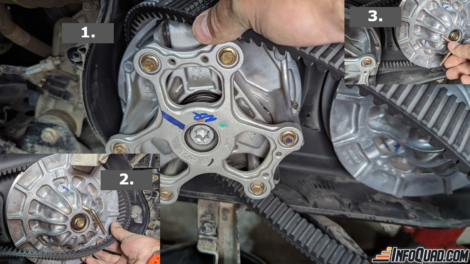 How to change the belt on a Polaris Sportman 570 ATV - Magazine ...