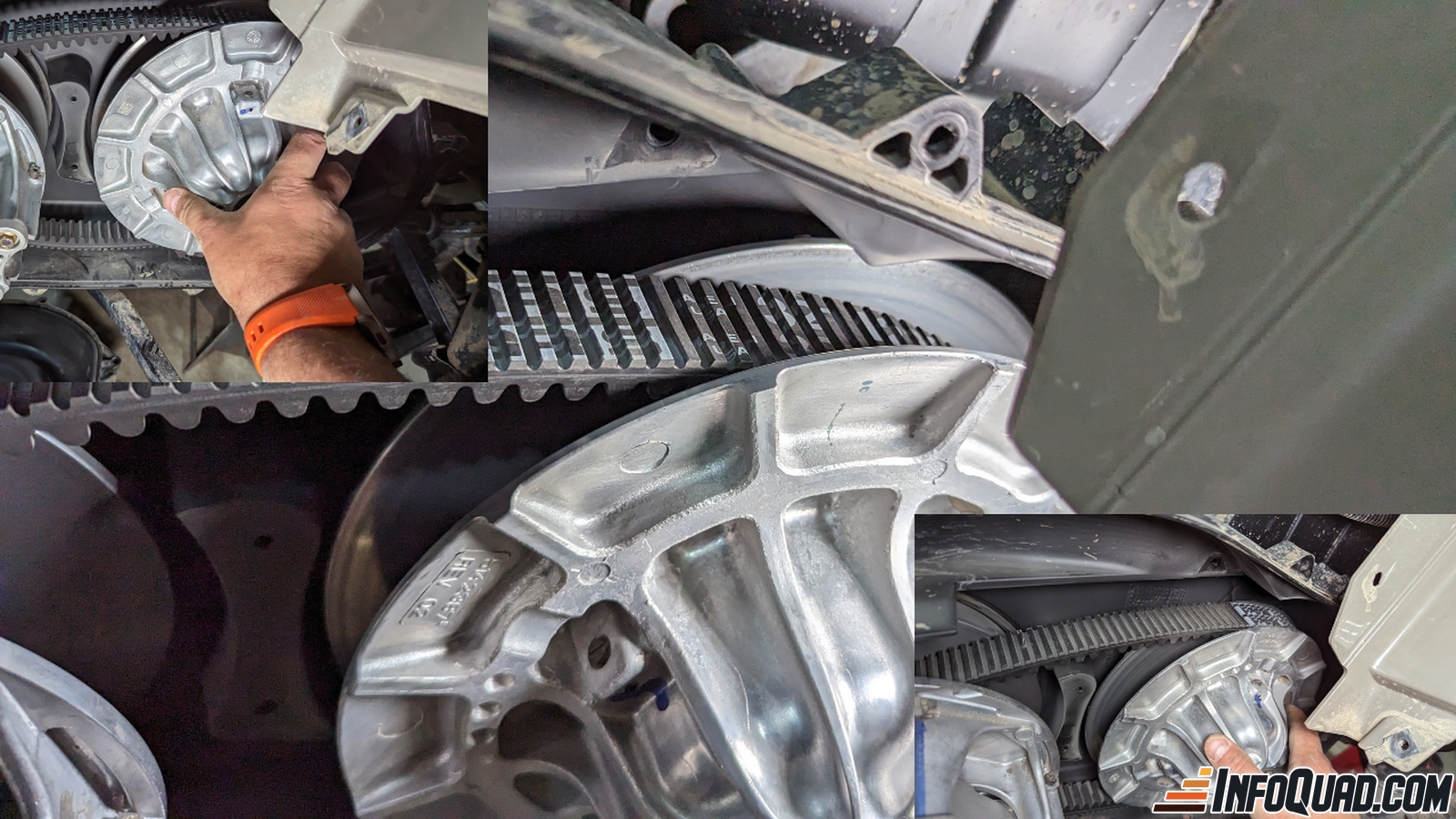 How to change the belt on a Polaris Sportman 570 ATV - Magazine ...